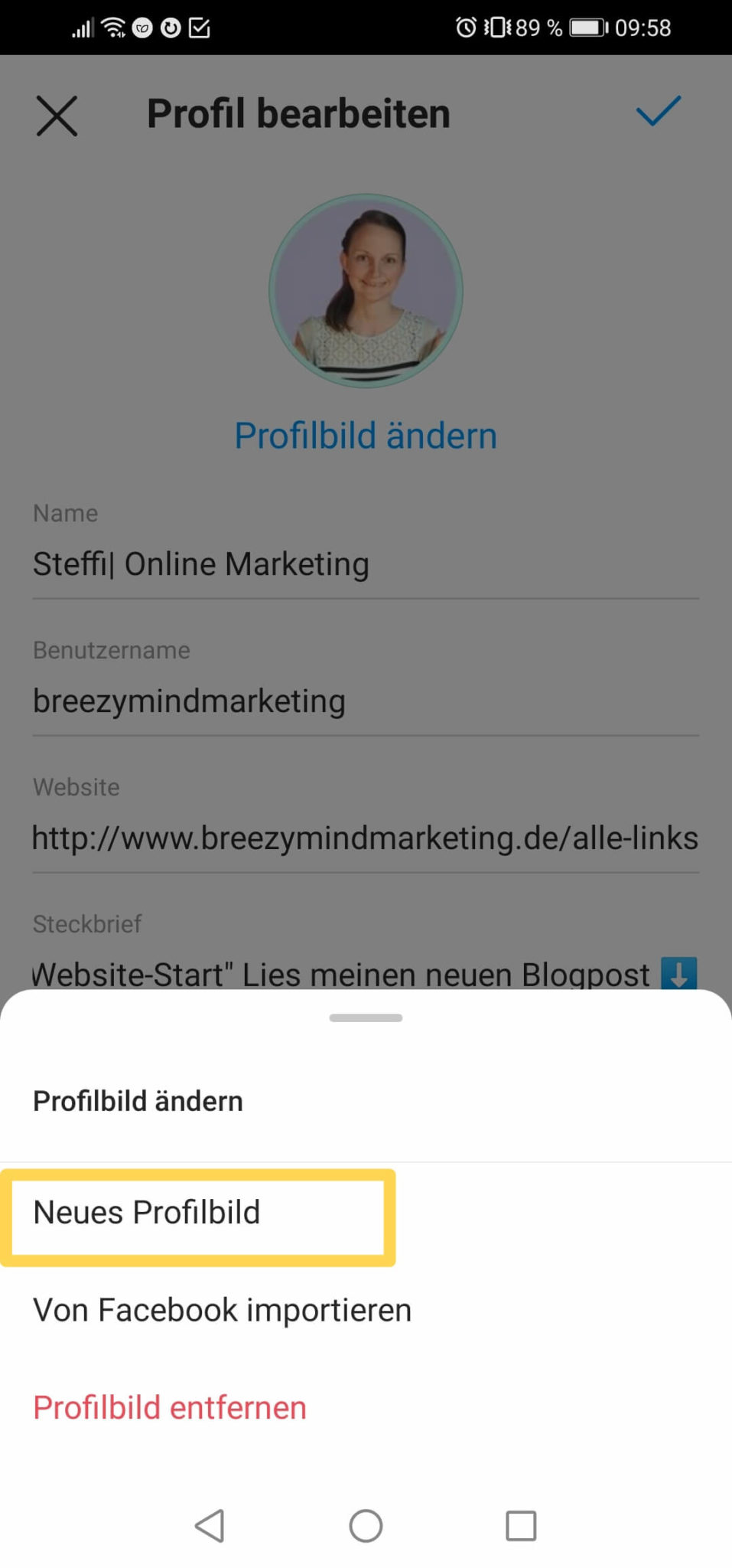 Wie du das perfekte Instagram Profilbild erstellst